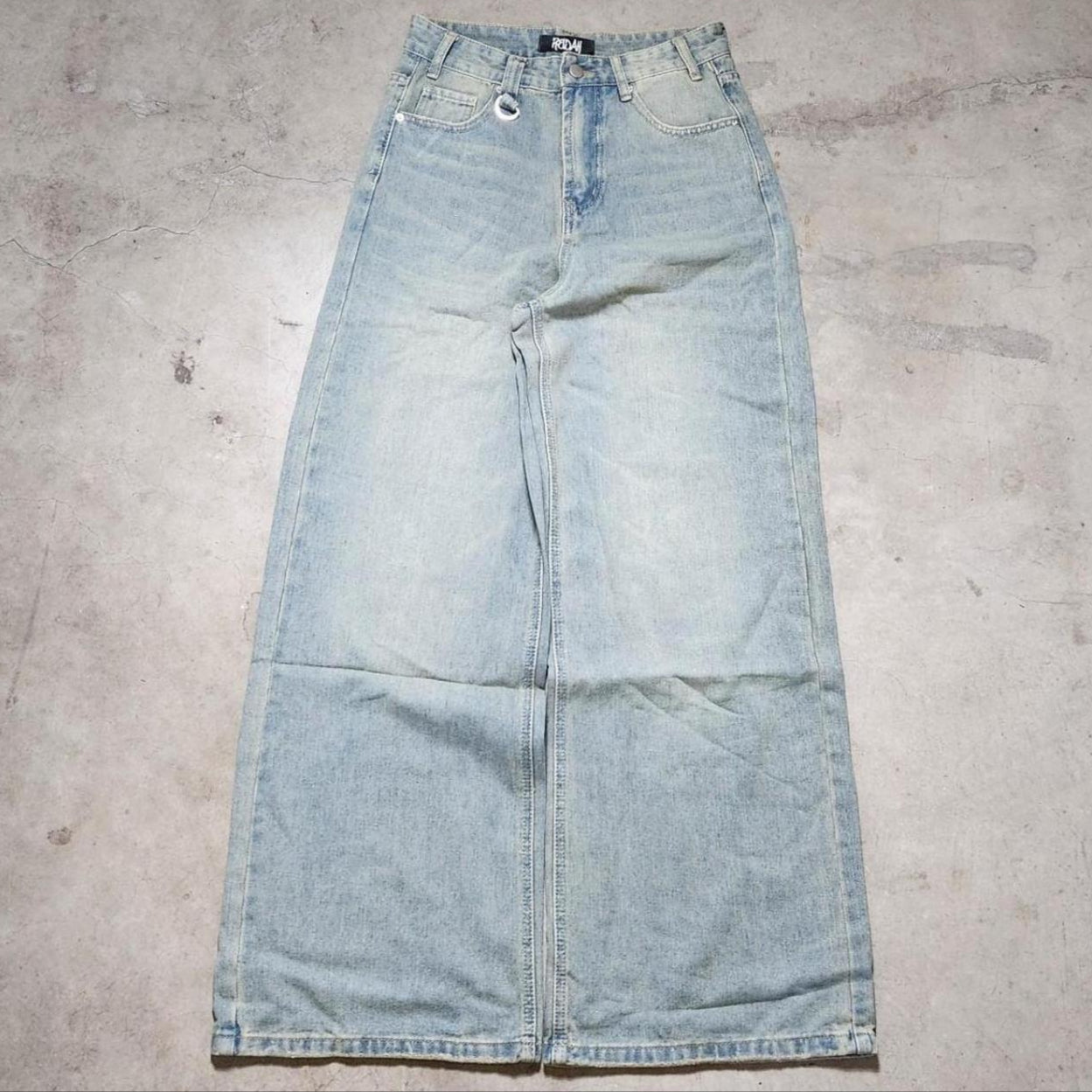 Essential Baggy Denim - Blue/Gray – Redah Shop